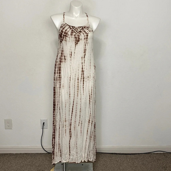 EARTHBOUND | Dresses | Earthbound New Brownwhite Hippie Tie Dye ...
